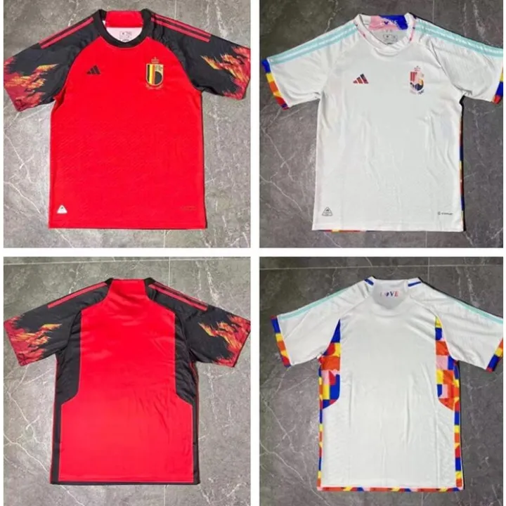 [Spot] 2022 2023 World Cup Belgium Home Shirt National Team Football ...