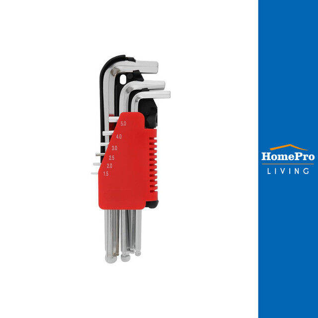 HomePro ประแจหกเหลี่ยมหัวบอล HKW9PCM-A 9 ชิ้น/ชุด แบรนด์ MATALL | Lazada.co.th
