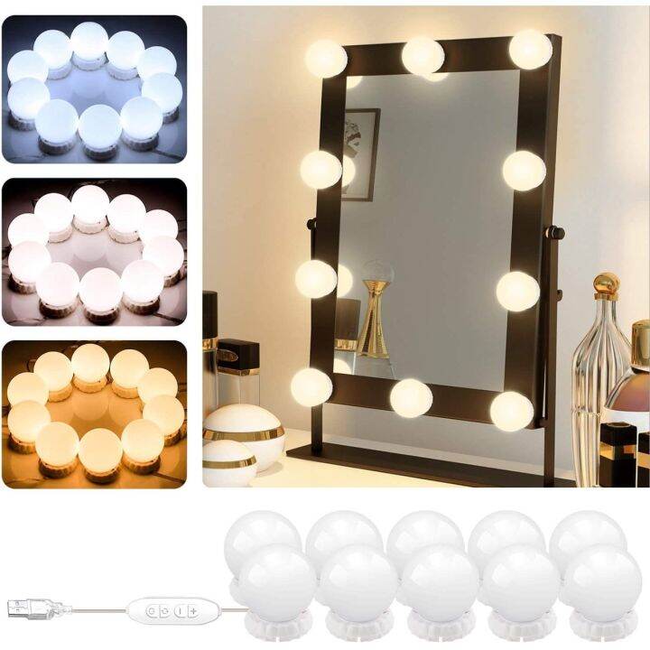LD-K2 Lampu Led Meja Rias Make Up | Lampu Kaca Rias Vanity Mirror Light ...