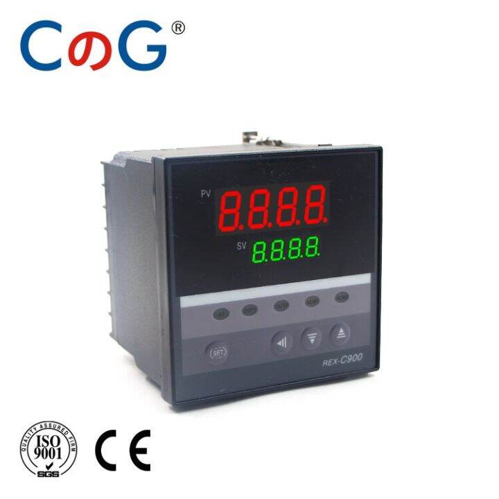 CG REX-C900 96*96Mm 600 Degree Input K J PT100 0-10V 4-20Ma PID Output SSR Relay 220V 24V 380V ...