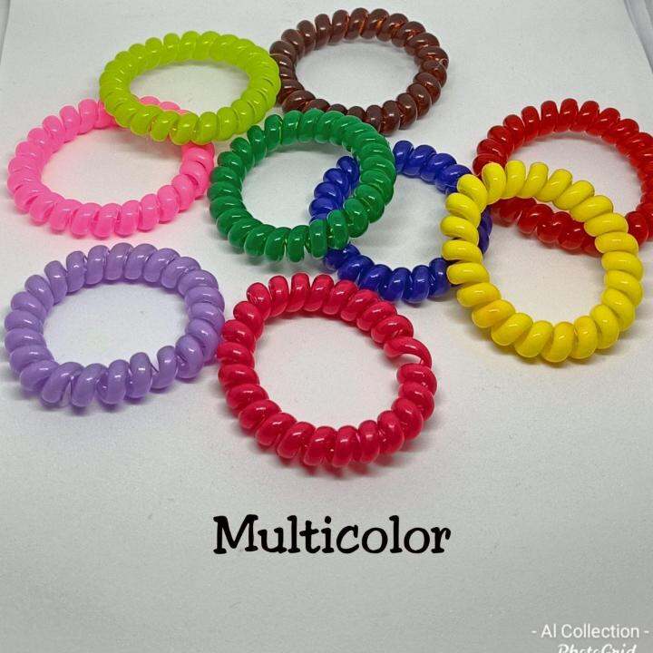 (5PCS) GETAH RAMBUT GELUNG PLASTIK READY STOCK HAIR TIES | Lazada