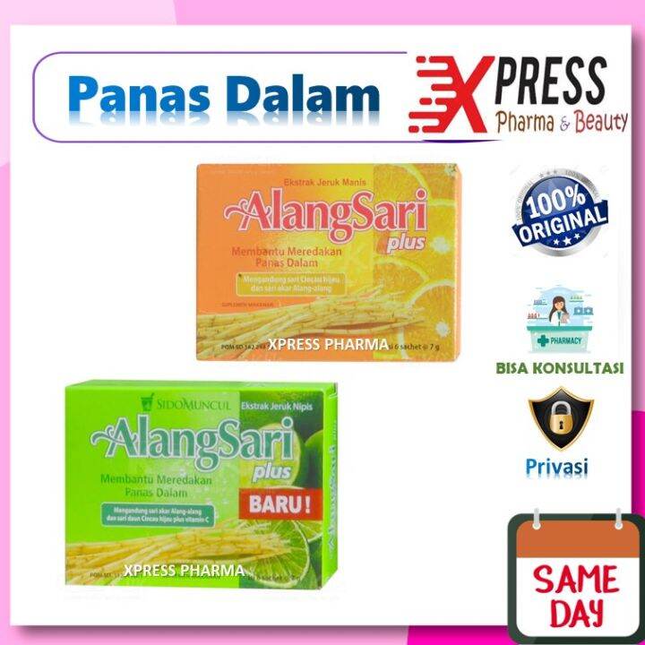 ⚡XPRESS⚡ Alangsari Alang Sari Sidomuncul Jeruk Manis Jeruk Nipis isi 6 sachet | Lazada Indonesia