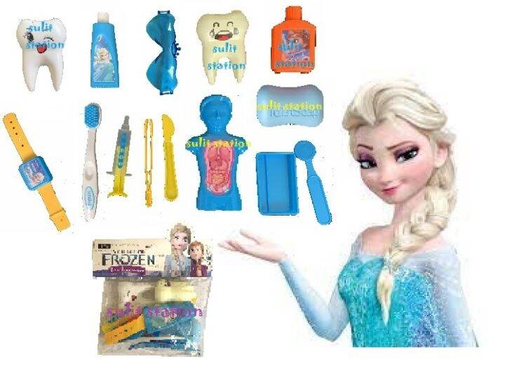 FROZEN ELSA ANNA DENTAL DENTIST CLEANING ORAL HYGIENE SOAP TEETH TOOTH ...