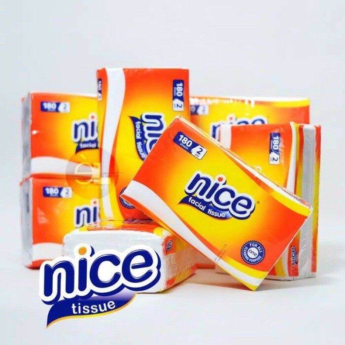 NICE Tisu Kering Dry Tissue Facial 2 Ply Sheets Daily Tisue Wajah DSS ...