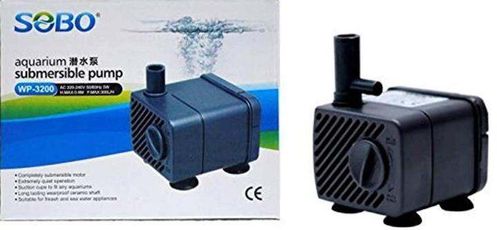 KnD SOBO WP 3200 Aquarium Submersible Water Pump Mini Water Pump Fish ...
