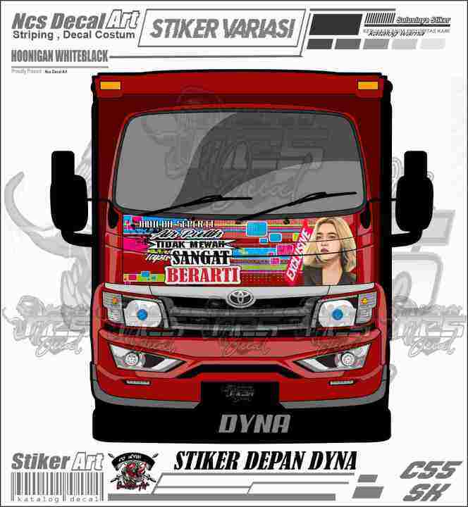 Stiker Decal Depan Truk Dyna Stiker Depan Kabin Truk Dyna Stiker Decal ... Stiker Decal Depan Truk Dyna Stiker Depan Kabin Truk Dyna Stiker Decal ...