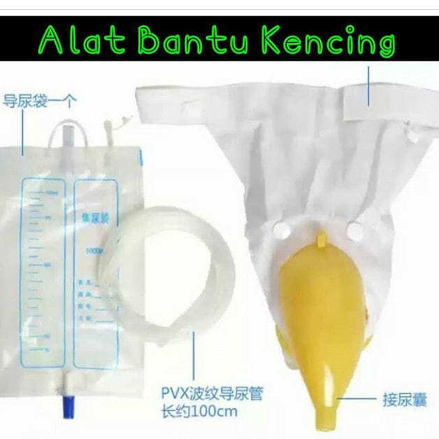 Alat Bantu Kencing Pipis Kateter Luar /Urinal Bag Pee Holder | Lazada ...