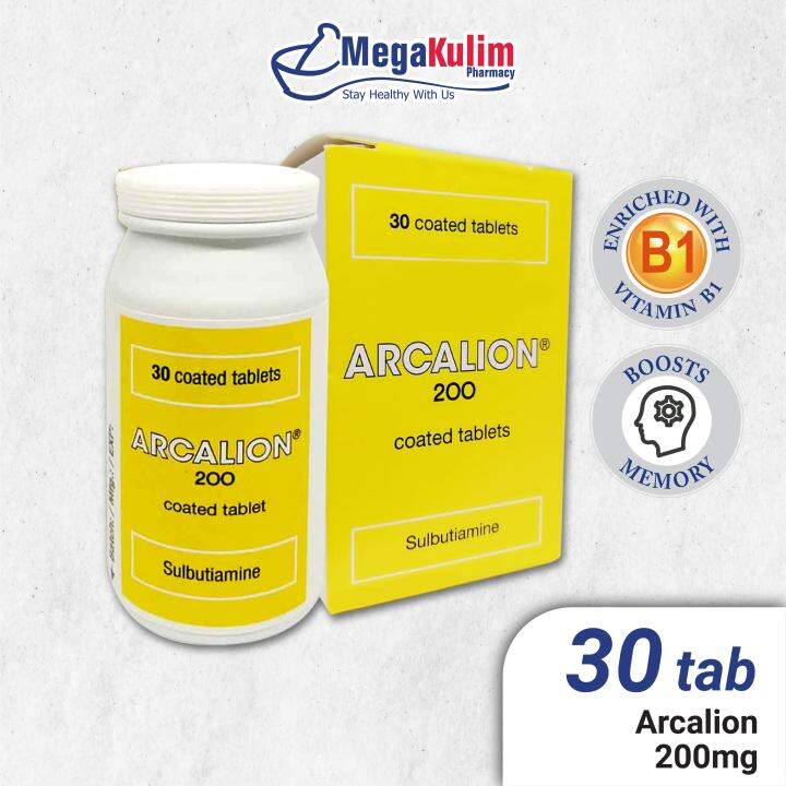 Arcalion 200mg 30 Tab | Lazada