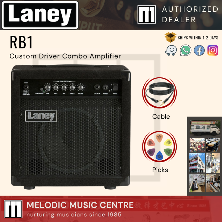 Laney RB1 Richter Bass Guitar Amplifier 15-watt RMS 1 X 8” Custom ...