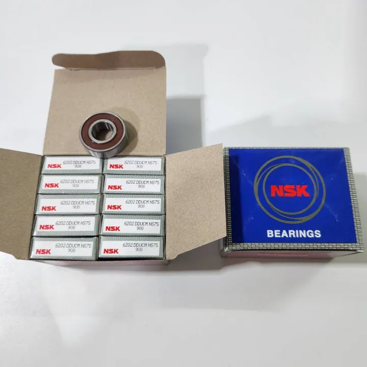 20ลูก ลูกปืน NSK 6202 ZZ ยกกล่อง 20 ลูก | Lazada.co.th