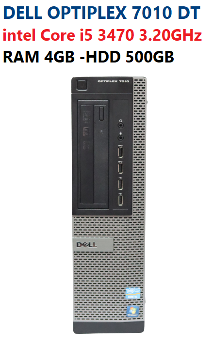 DELL OPTIPLEX 7010 DT -intel Core i5 3470 3.20GHz -RAM 4GB -HDD 500GB ...