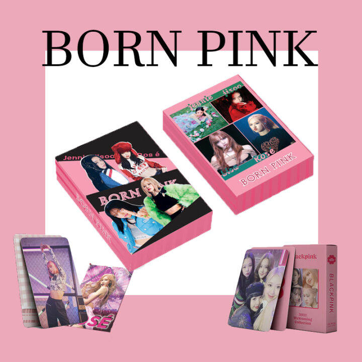55 Pcs/Set Spot BLACKPINK BORN PINK 2 album small card postcards card ...