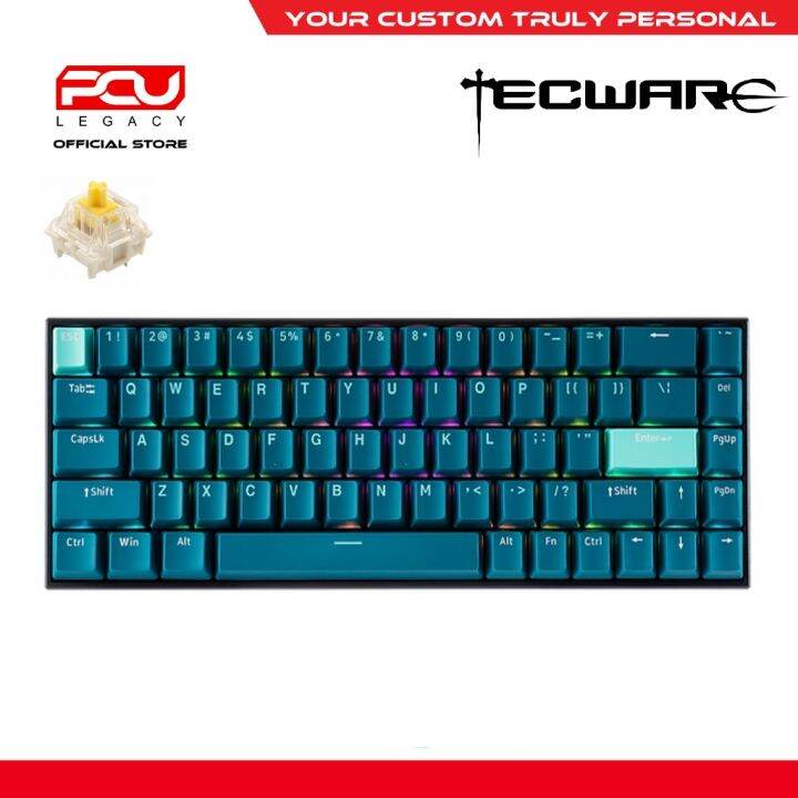 Tecware B68+ Wireless Mechanical Keyboard Black - Gateron Yellow | Lazada