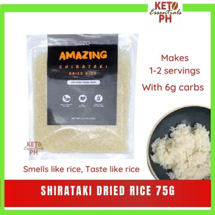 Shirataki Dried Rice 75g - Amazing brand | Lazada PH