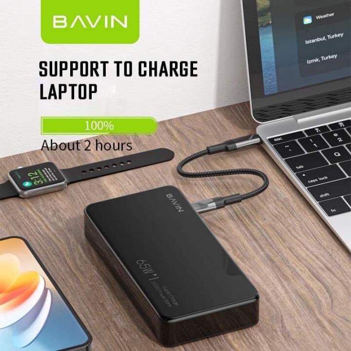 BAVIN PC036 20000mAh 65W PD & QC3.0 Powerbank w/ Type-C & USB Input ...