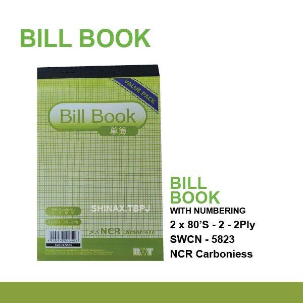SWCN 6723/BILL BOOK/BUKU RESIT/BUKU BIL/BUKU BARANG/PAPPER RESIT/BUKU ...