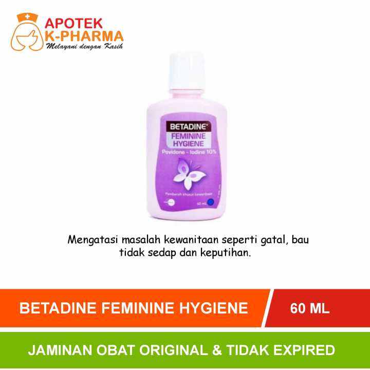 Betadine Feminine Hygiene Isi 60ml Obat Original Mundi Pharma | Lazada Indonesia