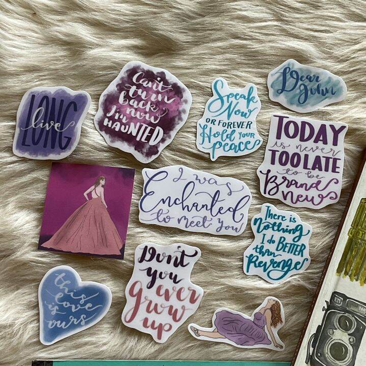 Taylor Swift Speak Now Stickers for Journals, Scrapbooking, taylor ...