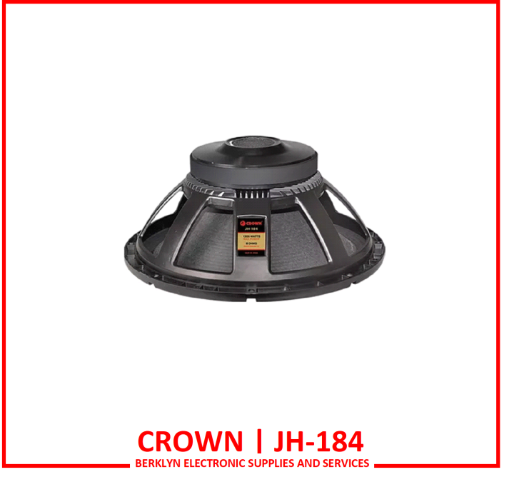 Crown JH-184 - JACK HAMMER PR0FESSIONAL SPEAKER | Lazada PH