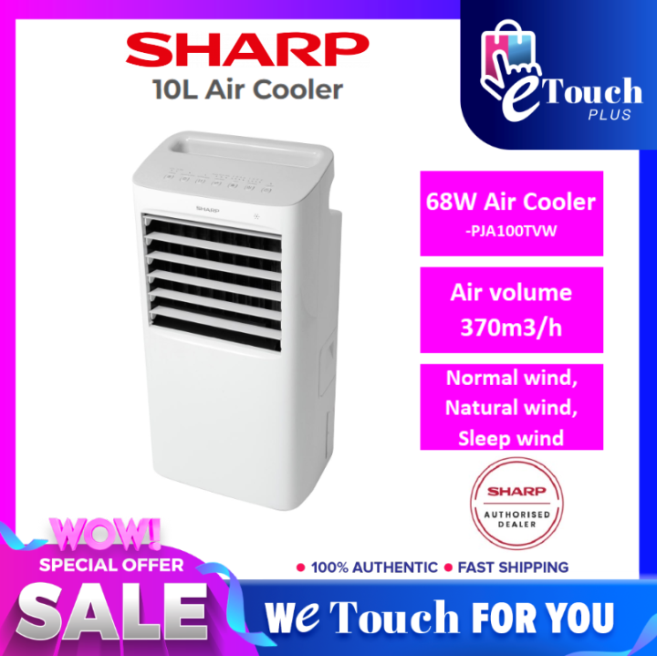 SHARP 10L AIR COOLER WITH REMOTE CONTROL -PJA100TVW / 20L AIR COOLER ...