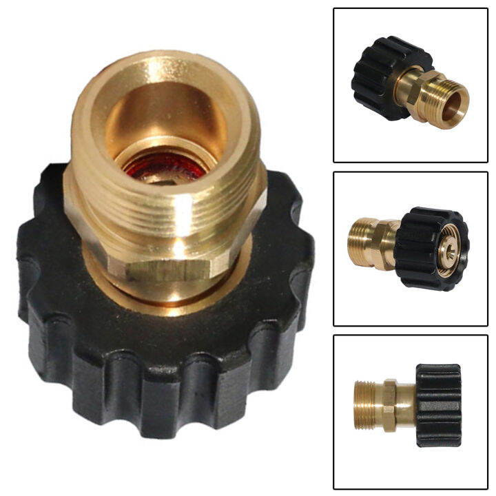 Toolstar M22 Male/14mm to M22 Female/15mm Pressure Washer Hose Coupling ...