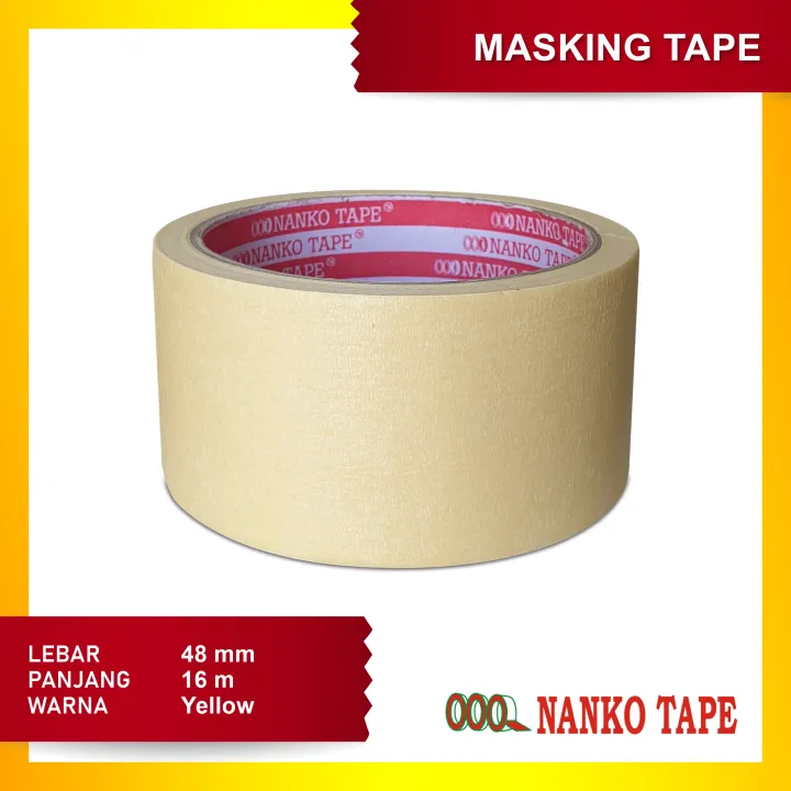 Nanko 48 mmx 18 Yard Masking Tape Kuning | Lazada Indonesia