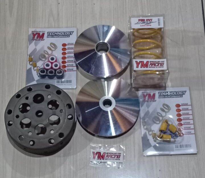 PAKET UPGRADE FULL CVT 1500 RPM UNTUK SEGALA MOTOR MATIC / FULL UPGRADE ...