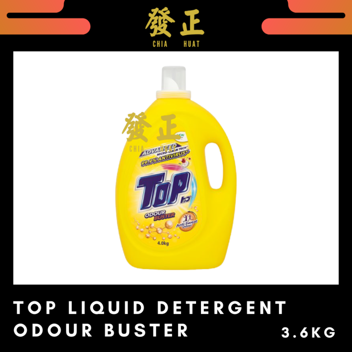 Top Liquid Detergent Odour Buster 3.6Kg | Lazada