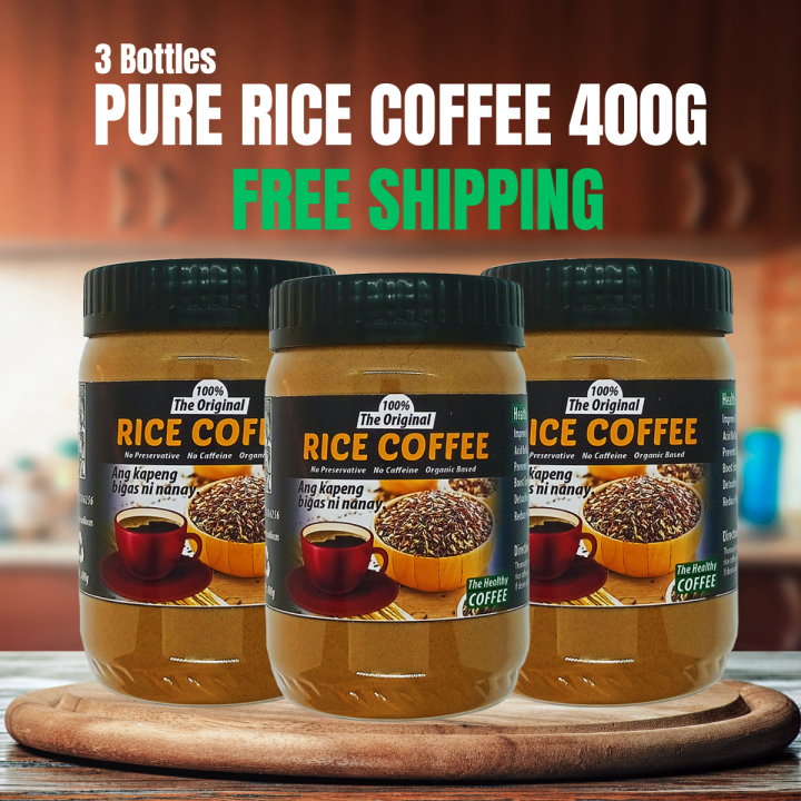 Rice coffee Ilocos no caffeine 400 Grams | Lazada PH