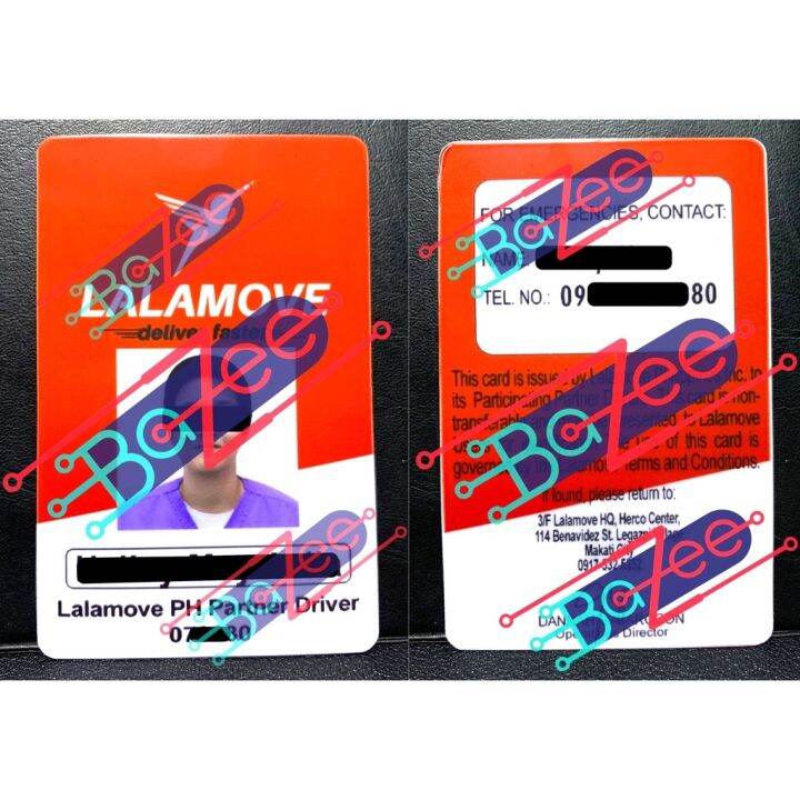 QsHxbTqL Lalamove PVC or Aluminum ID with ID Case | Lazada PH