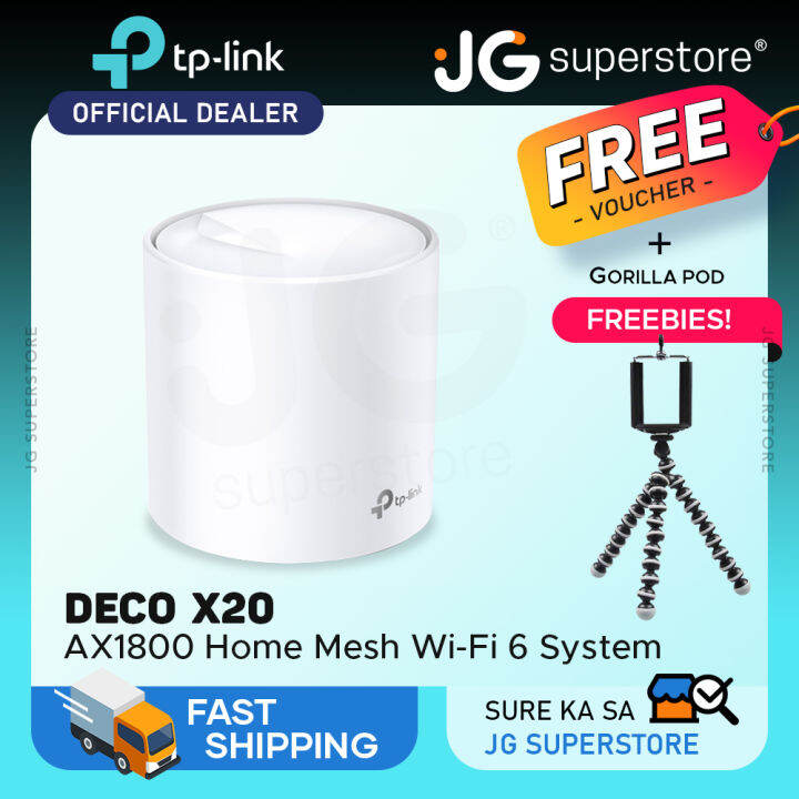 TP-Link Deco X20 AX1800 Whole Home Mesh Dual Band Wi-Fi 6 System with ...
