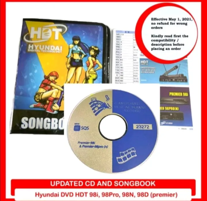 HDT HYUNDAI SONGBOOK AND CD VOL.23272 NEW UPDATES SONG | Lazada PH