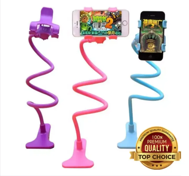 Clip Lazypad Lazy pad Clip lazypod Lazy pod Flexible Mobile Phone Stand ...