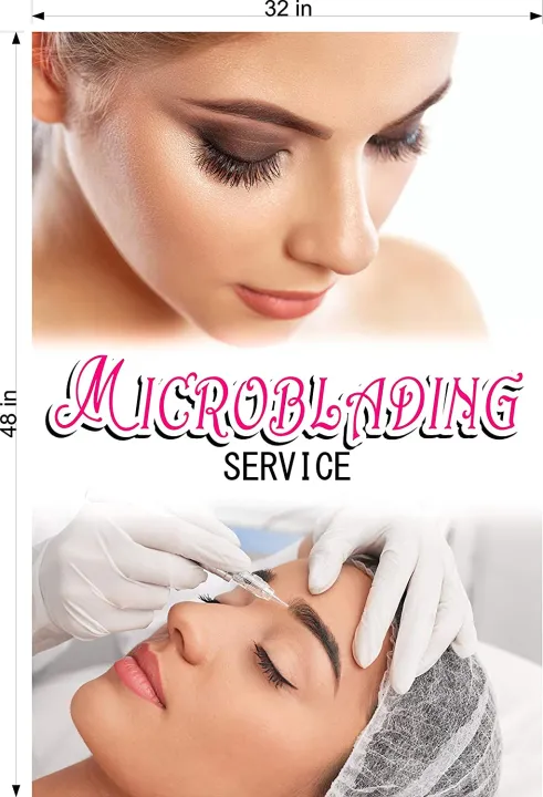 Microblading XIII Salon Service Sign Marketing Poster Permanent Makeup ...