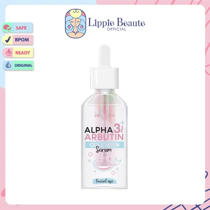 PRECIOUS SKIN - Alpha Arbutin 3Plus Glow & Shine Collagen Face Serum | Lazada Indonesia