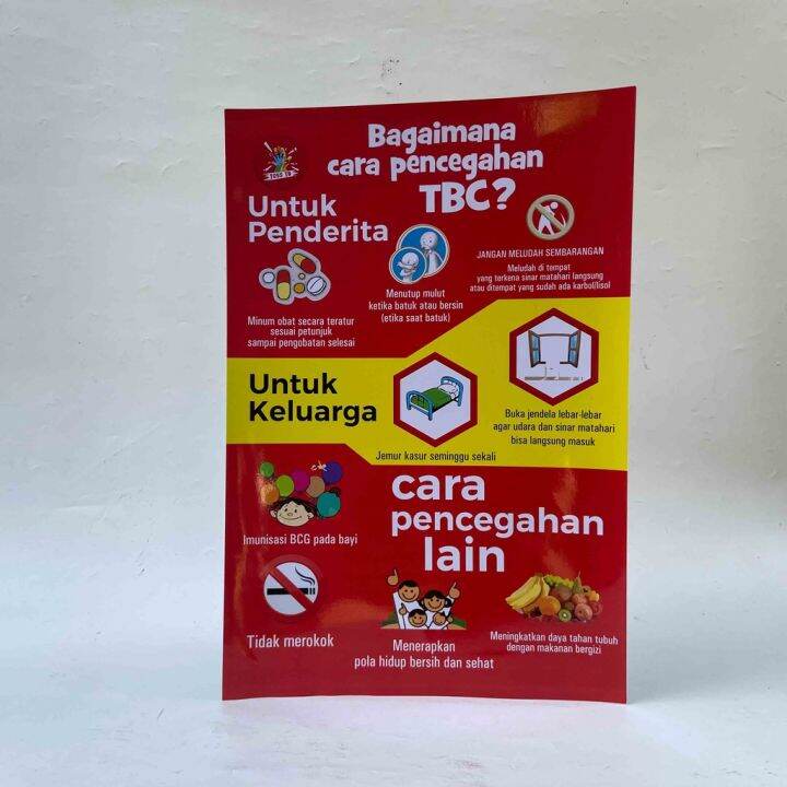 Poster TBC, Tuberculosis, Poster cara pencegahan TB, Poster kesehatan ...