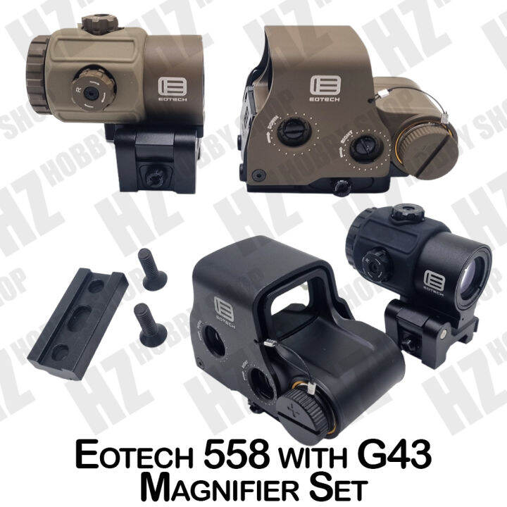 Eotech 558 with G43 Magnifier Set Holographic Sight HZ HOBBY | Lazada PH