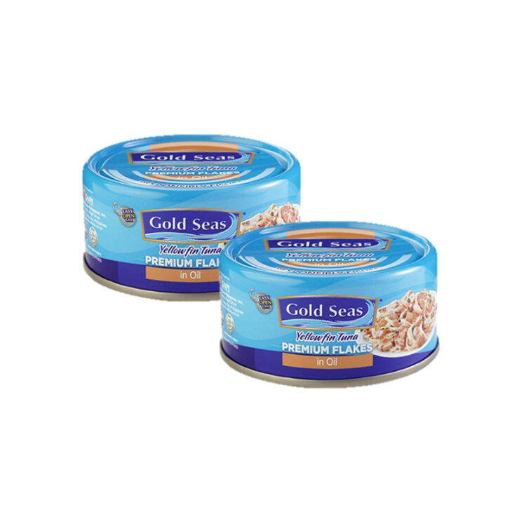 Gold Seas Yellowfin Tuna Premium Flakes in Oil 170g x 2 | Lazada PH