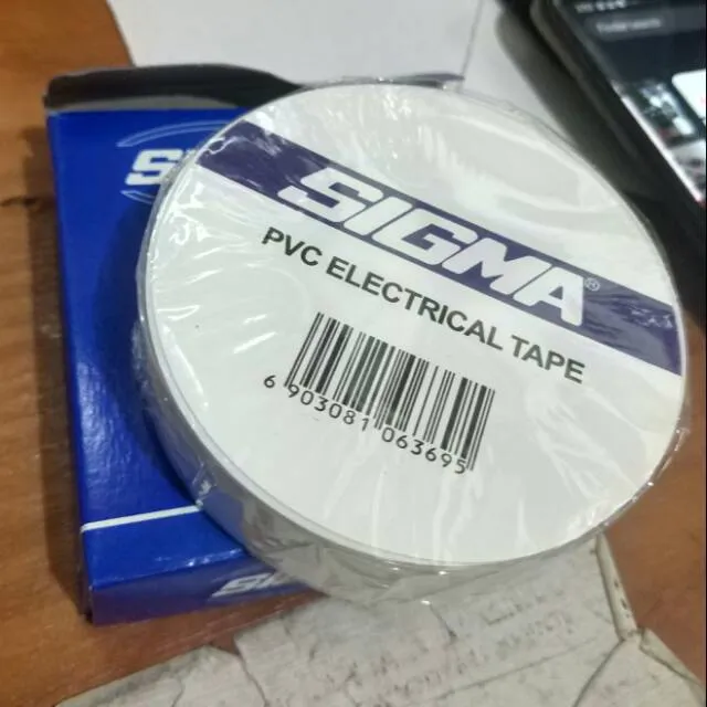 ISOLASI LISTRIK SIGMA WARNA PILIHAN HIJAU BIRU KUNING PUTIH HITAM Merah ...