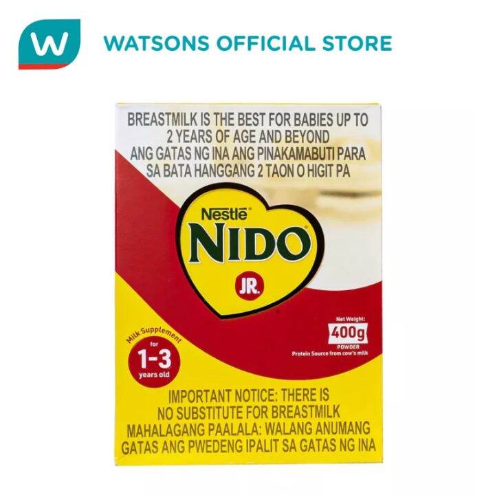 NIDO Junior 1 tp 3 400g baby | Lazada PH