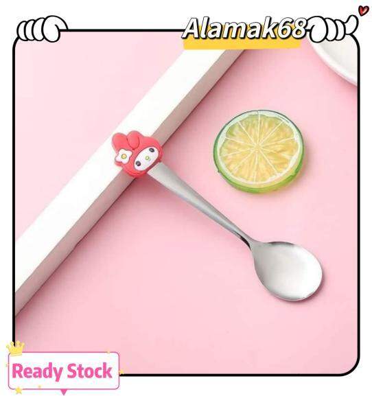 Cute Cartoon Stainless Steel Spoon Character Cup Spoon Door Gift Hadiah ...