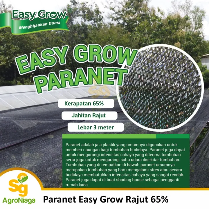Paranet Original Easy Grow 65% Lebar 3 Meter | Lazada Indonesia