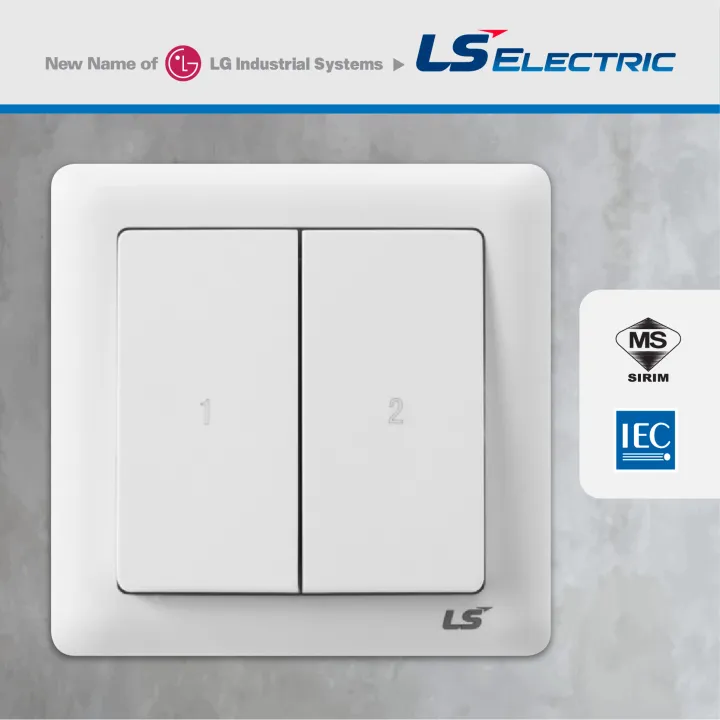 LS V5 Series 2 Gang Autogate Switches | Lazada