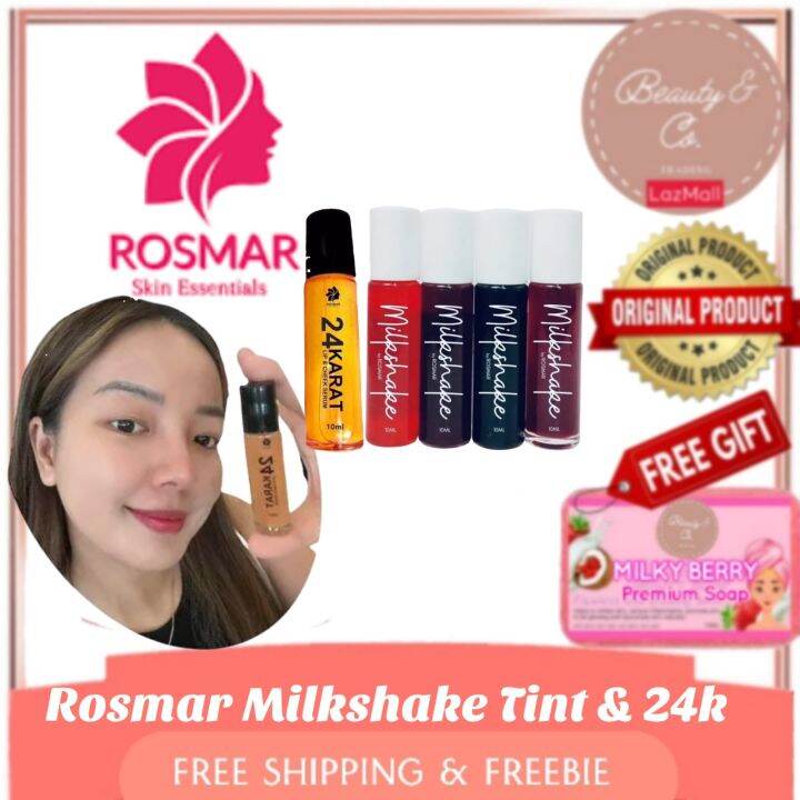 Rosmar Milkshake Lip Tint | Cheek & Lip Liptint 24k Lipserum [FREEBIE ...