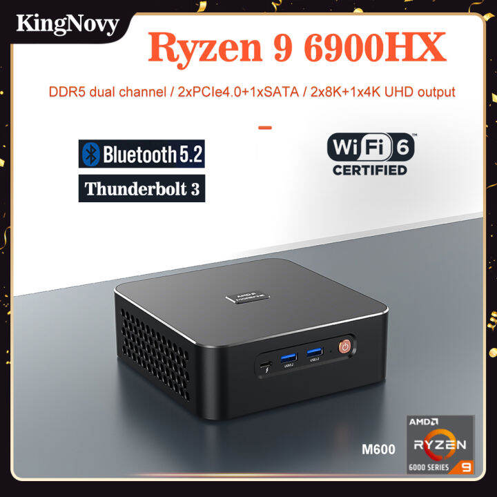 จัดส่งฟรี mofinition มินิพีซี AMD rzyen 9 6900HX R7 6800H Radeon 680 ...