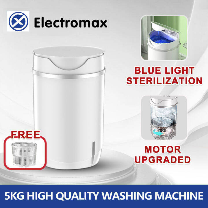 Small Mini Washing Machine 4.5/6Kg Can Wash 5 Clothes One Time 250W ...