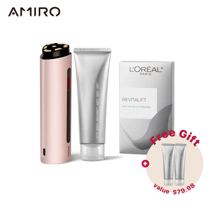 AMIRO R1 Lift Facial RF Skin Tightening Device Pink | Lazada