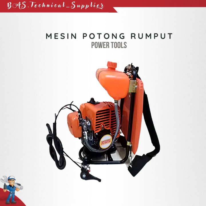 Mesin potong rumput Tosita BG328 / Alat potong rumput tosita 2 tak ...