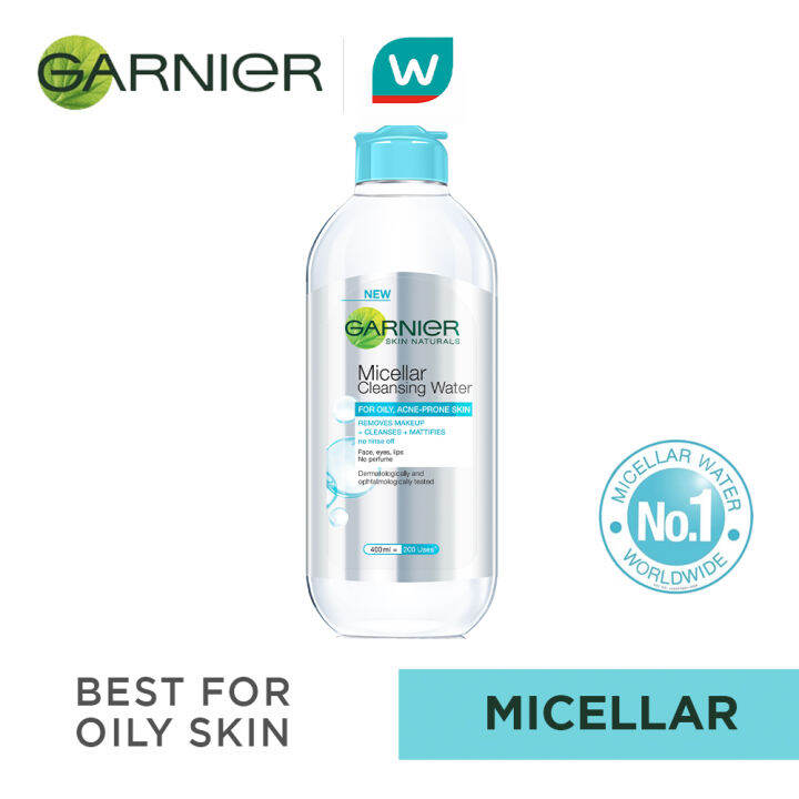 Garnier Skin Naturals Micellar Cleansing Water Blue 400mL | Lazada PH