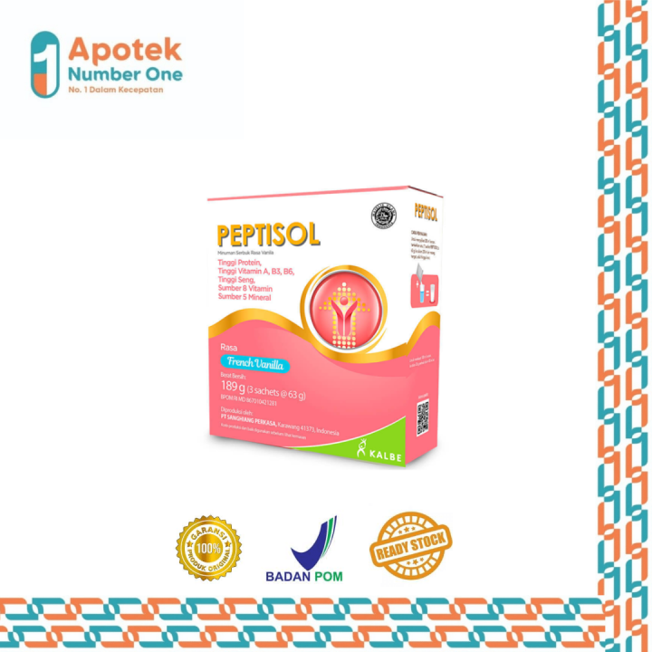peptisol vanila 185gr untuk pemulihan pasca sakit operasi | Lazada ...